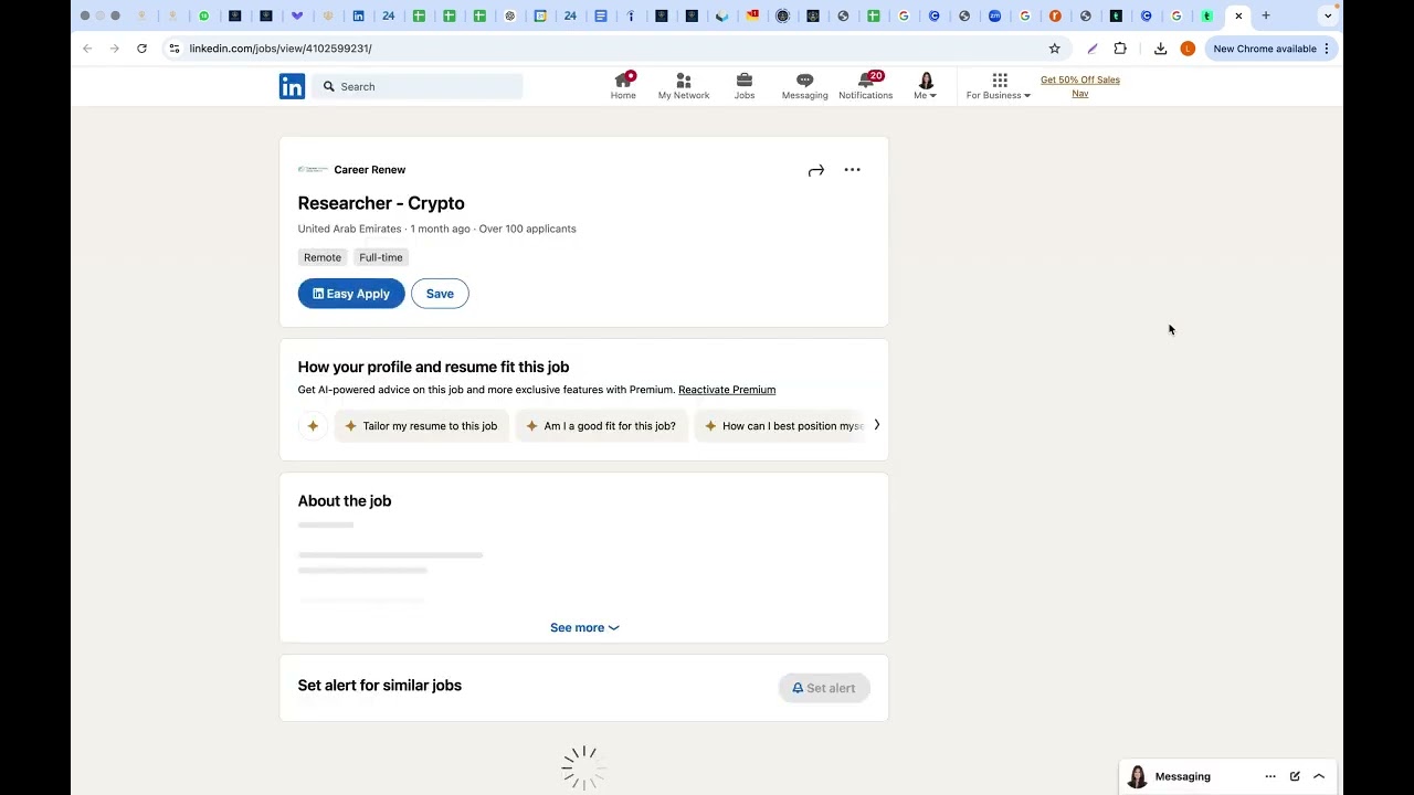 Hirings.AE: AI Autonomous System Revolutionizing Job Applications on LinkedIn