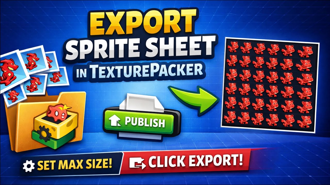 How to Export a Sprite Sheet in TexturePacker (Step by Step Tutorial)
