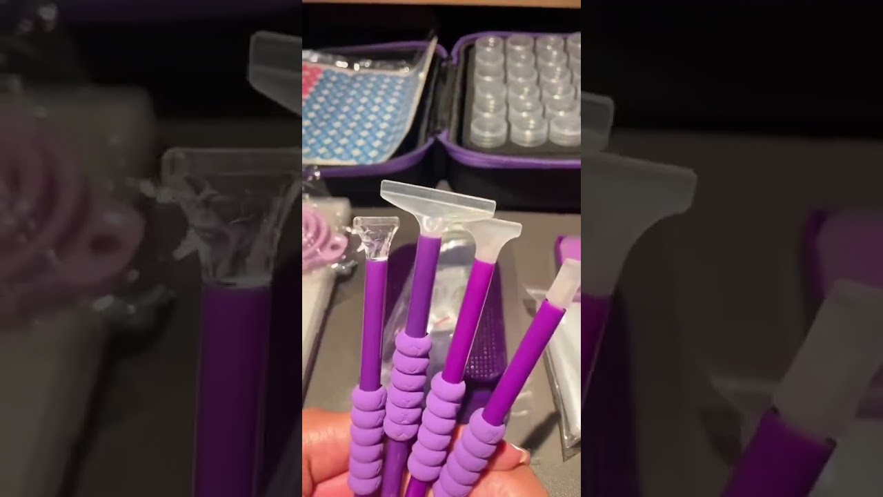 ASMR unboxing with my new Diamond Painting Kit