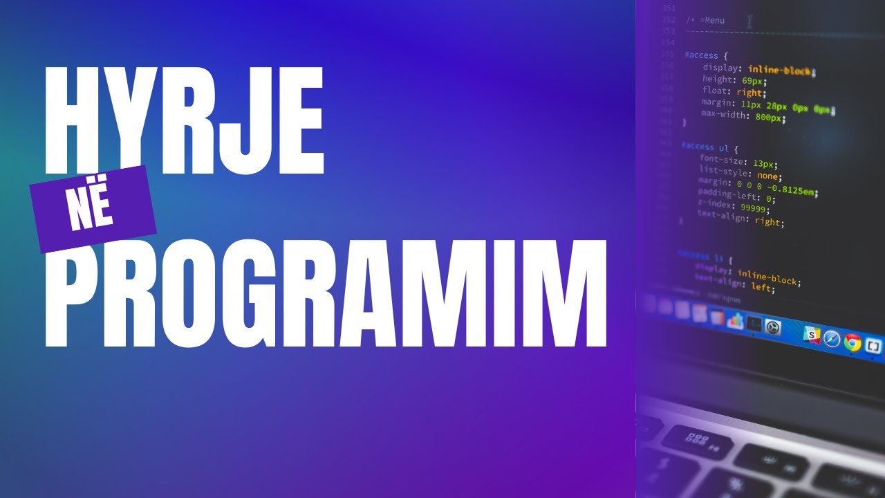 HYRJE NË PROGRAMIM