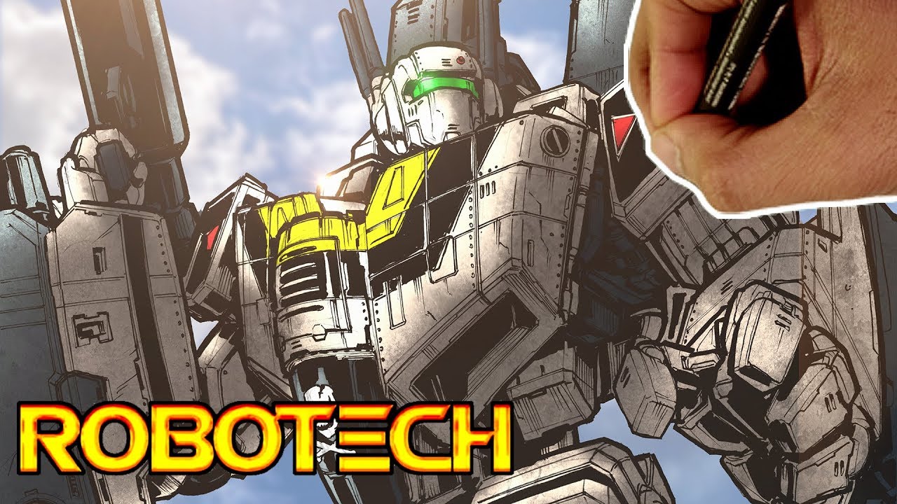 DRAWING ROBOTECH!