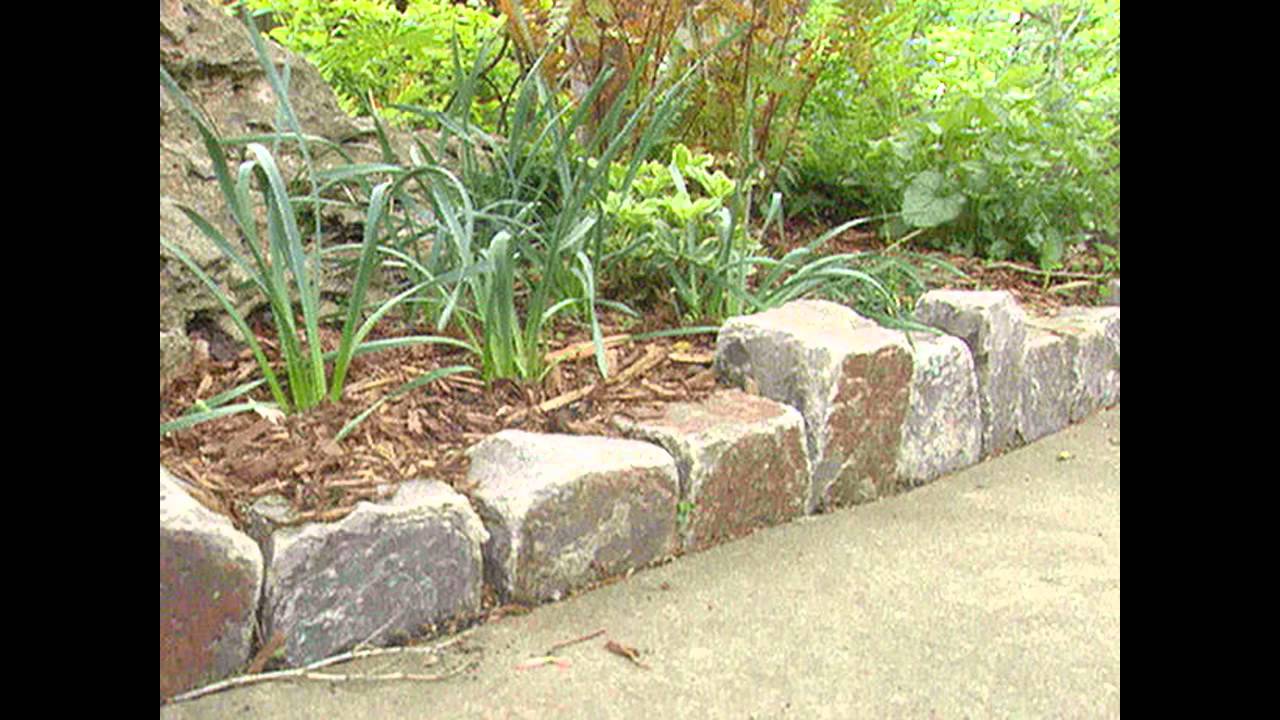 [Garden Ideas] Stone garden edging ideas