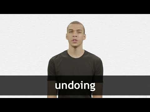 UNDOING - Definition & Translations | Collins English Dictionary