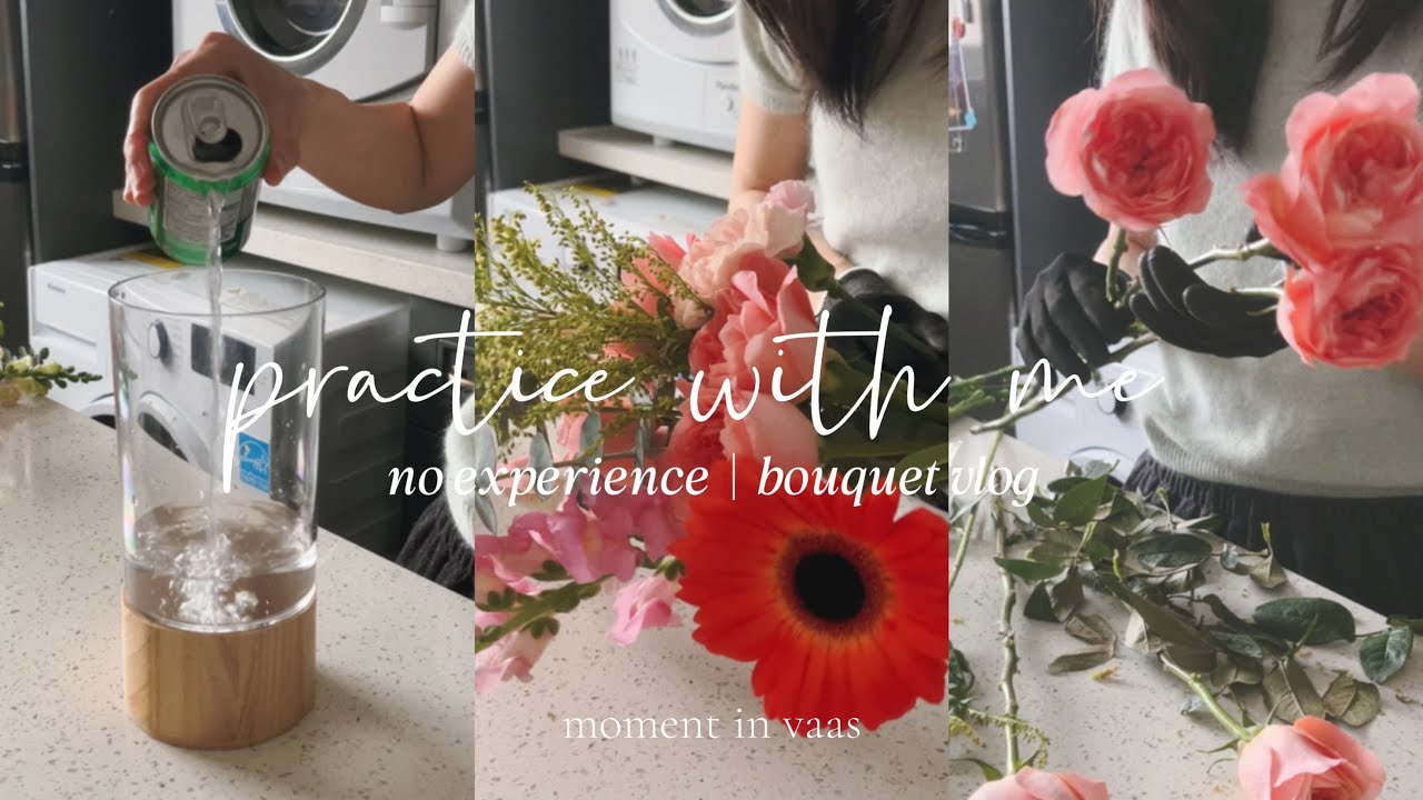 No Experience｜ Flower Bouquet Vlog | Mother’s Day Inspiration | ASMR｜Beginner 🌷