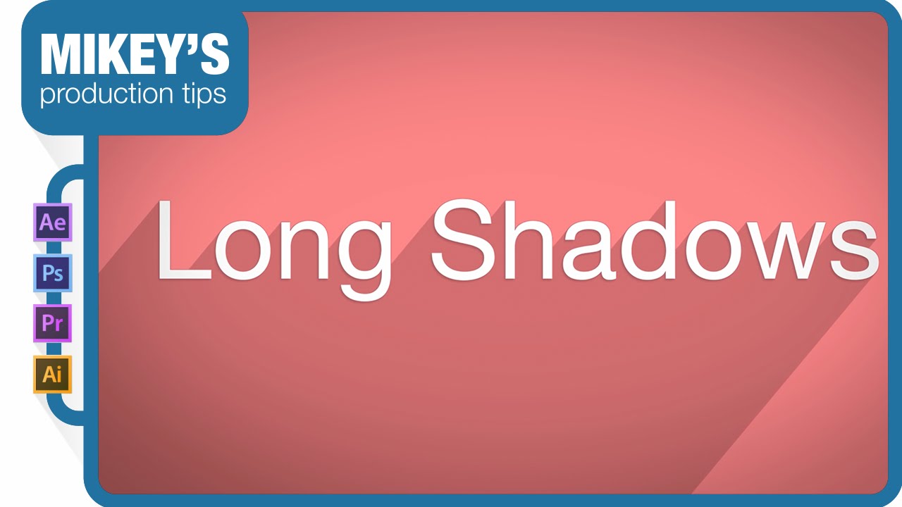 Long shadows in motion graphics tutorial