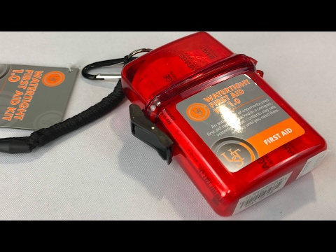 UST Watertight Red First Aid Kit 1.0 unboxing and review