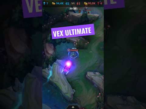 VEX ULTIMATE GAMEPLAY WILD RIFT LEAGUE OF LEGENDS #wildrift #leagueoflegends #vex
