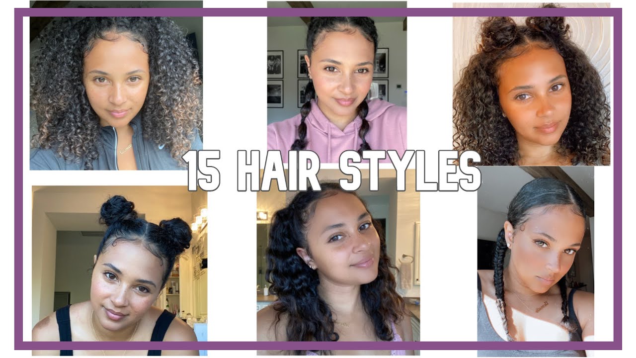 I Tried 15 Different Curly Hair Styles! | Kenzie Taylor
