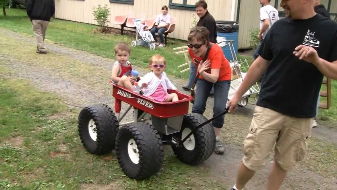 MONSTER RADIO FLYER WAGON