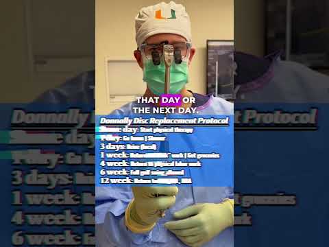 My Disc Replacement Recovery Protocol (Texan Surgeon Explains) ๐ค