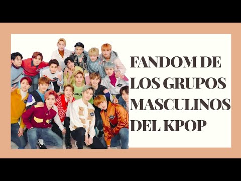 Nombres del fandom de los grupos masculinos del kpop y sello oficial