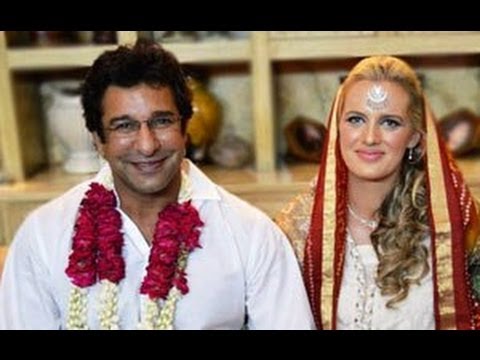 Cricketer Wasim Akram Married his Girlfriend Shaniera Thompson