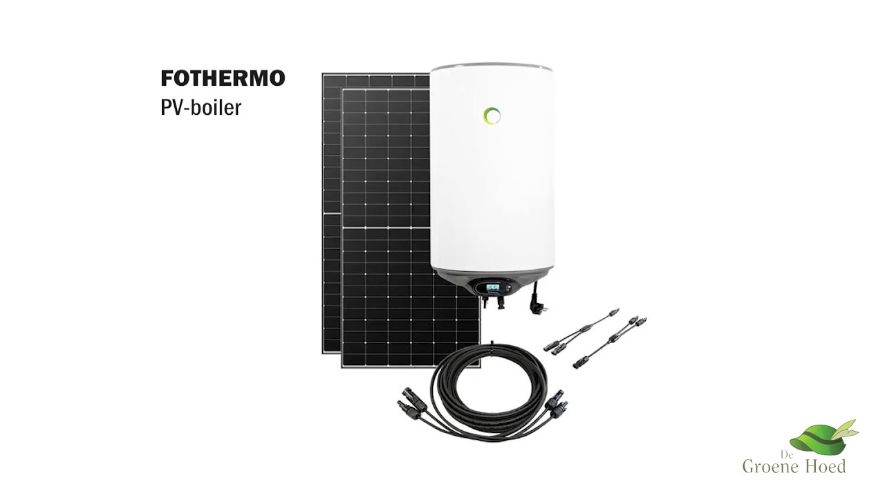 De Fothermo zonnestroomboiler