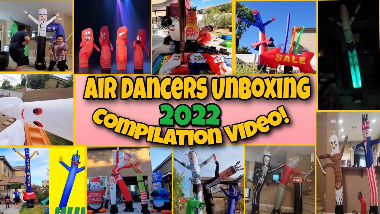 Air Dancers Unboxing Compilation Video 2022!