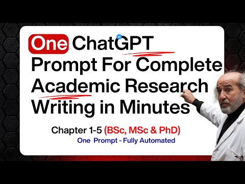 Best ChatGPT Prompt for Research Paper | Academic Research Writing Prompts 2025