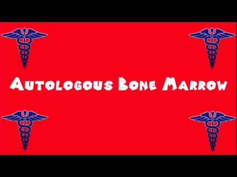 Pronounce Medical Words ― Autologous Bone Marrow