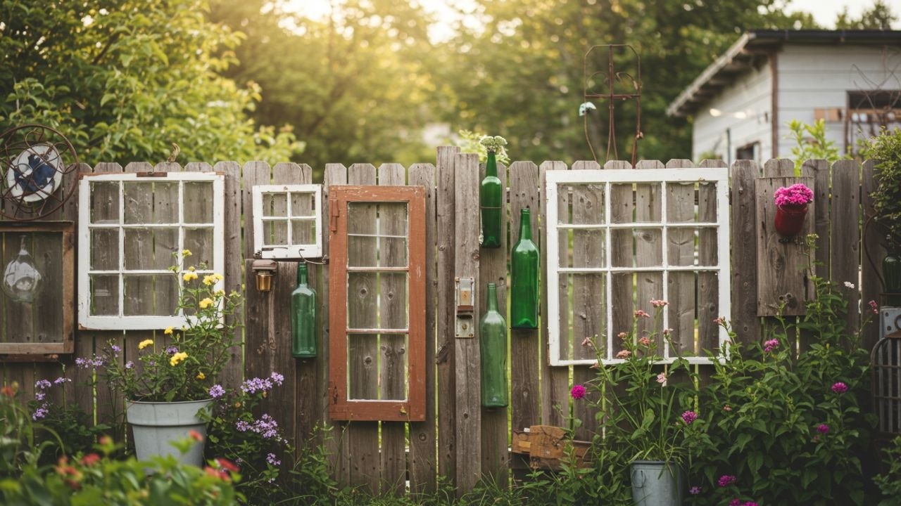 15 Genius Upcycled Garden Fence Decor Ideas | Rustic Farmhouse Charm on a Budget!