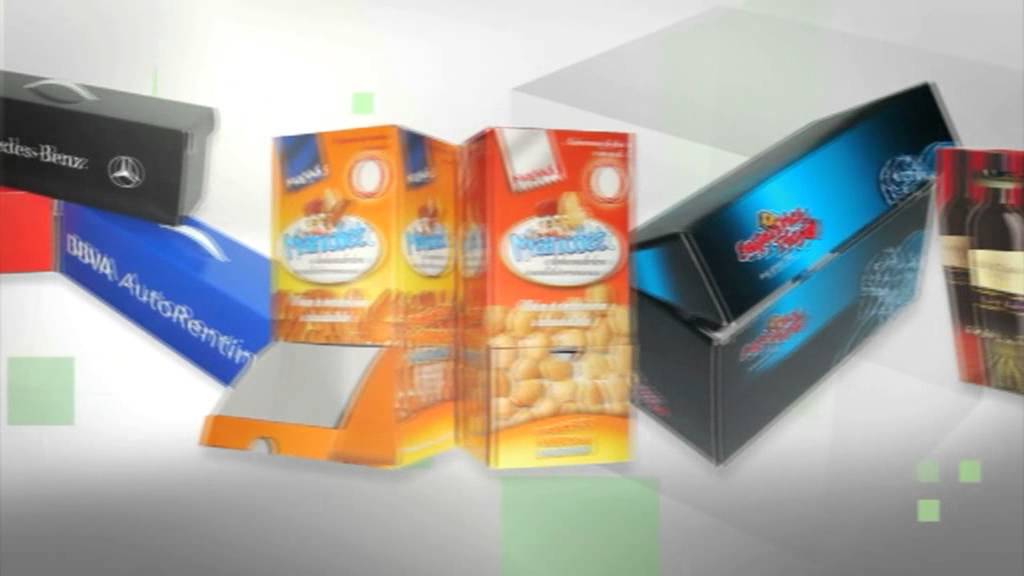 Expositores de cartón, displays, plv, floor stands, bolsas y envases de cartón