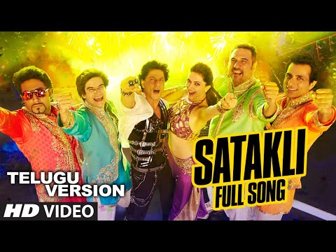 OFFICIAL: "Satakli" Full Video Song (Telugu Version) | Happy New Year | Shah Rukh Khan