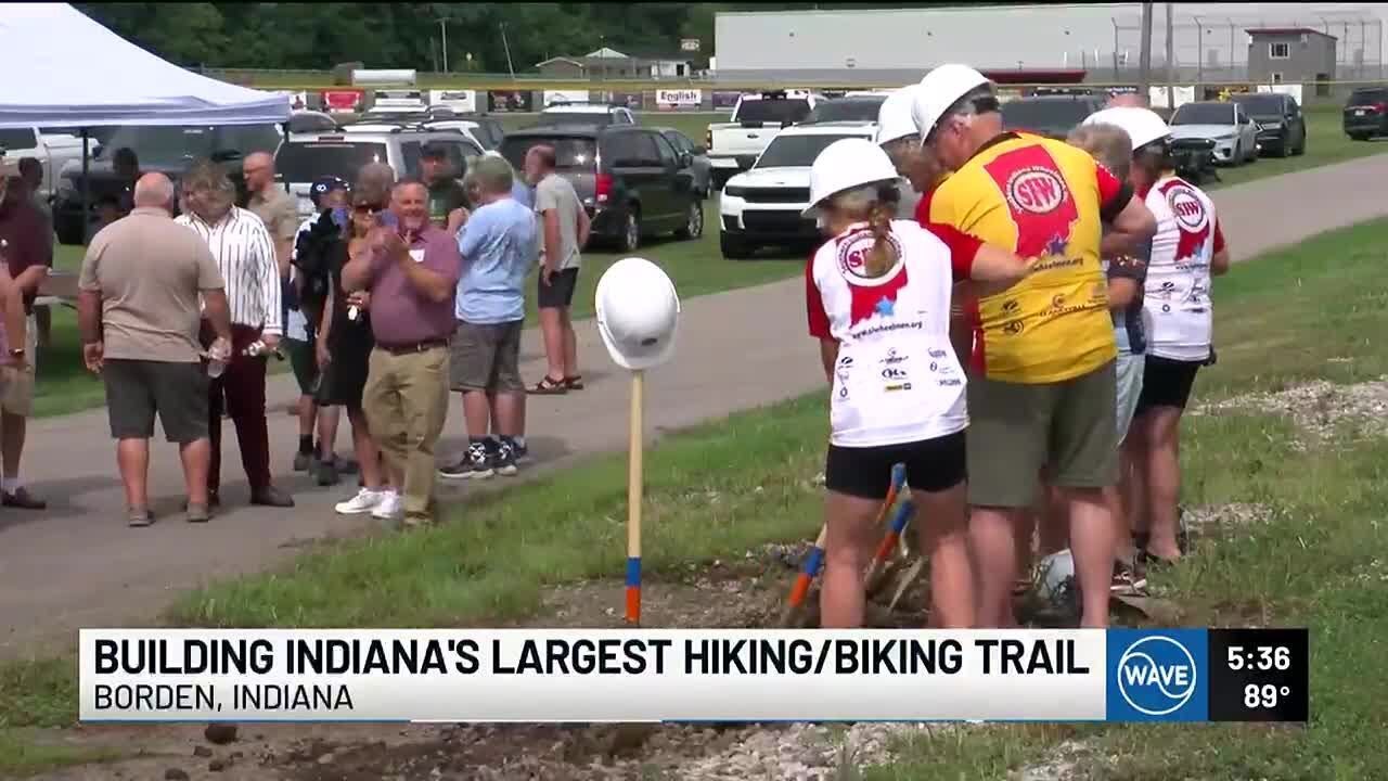Work underway on Indiana’s longest hiking and biking trail