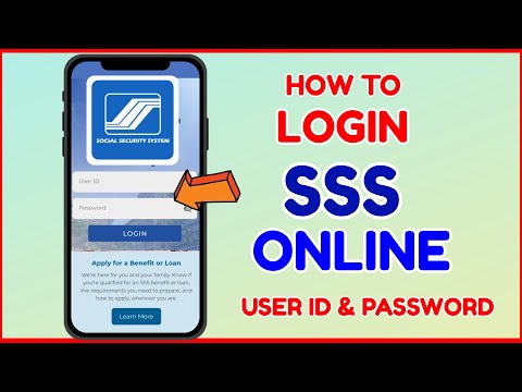 Paano mag Login sa SSS Online Mobile App | How to Login to SSS USER ID Password Online Access 2025