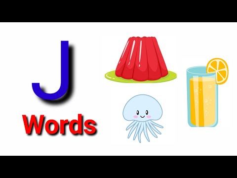 J Letter Words | Learn words that start with J sound