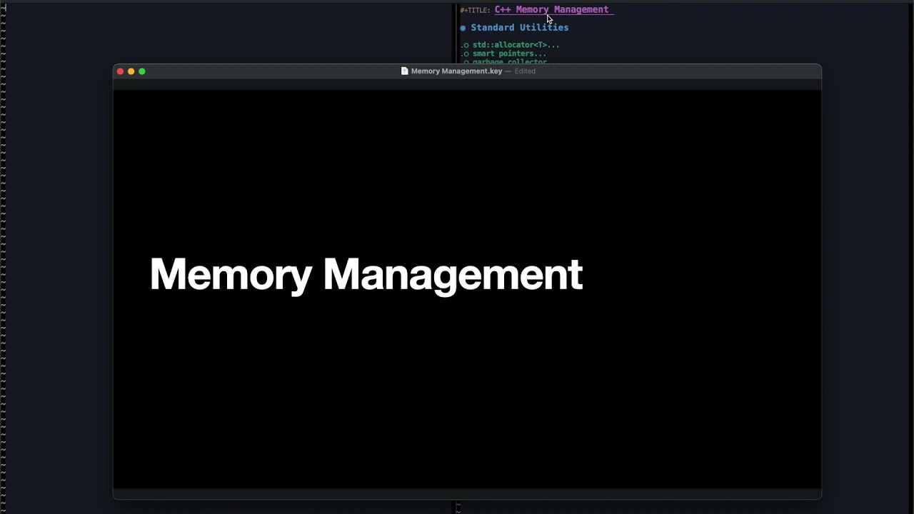 Memory management and optimizations (RAII) | Learn C++ Programming ...