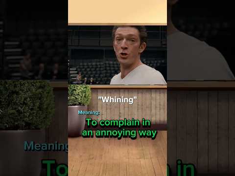 Whining meaning 🇬🇧 #idioms #phrases #english #learnonyoutube #vocabulary #learnenglish
