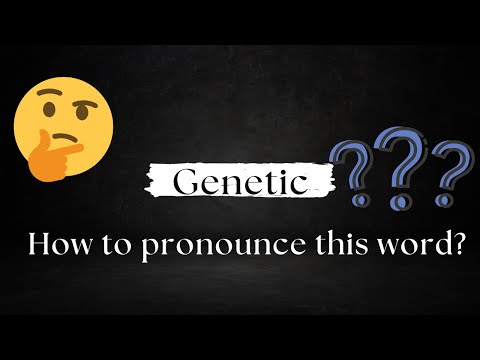 Pronounce Precision, Genetic, and Explicit - The right way!