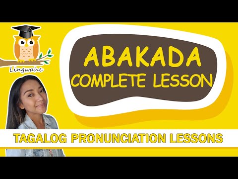 Tagalog Pronunciation: ABAKADA Complete Lesson