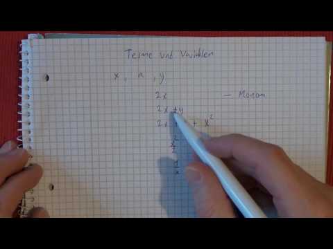 1 Terme und Variablen Definitionen