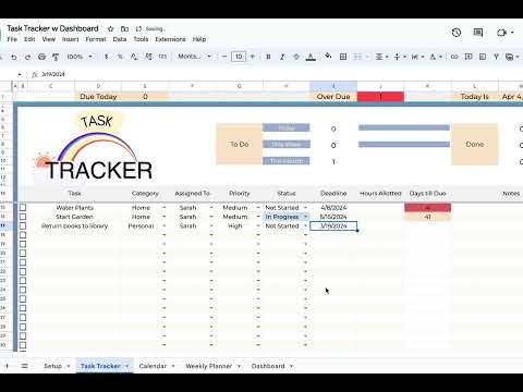 Task Tracker With Dashboard - Tutorial
