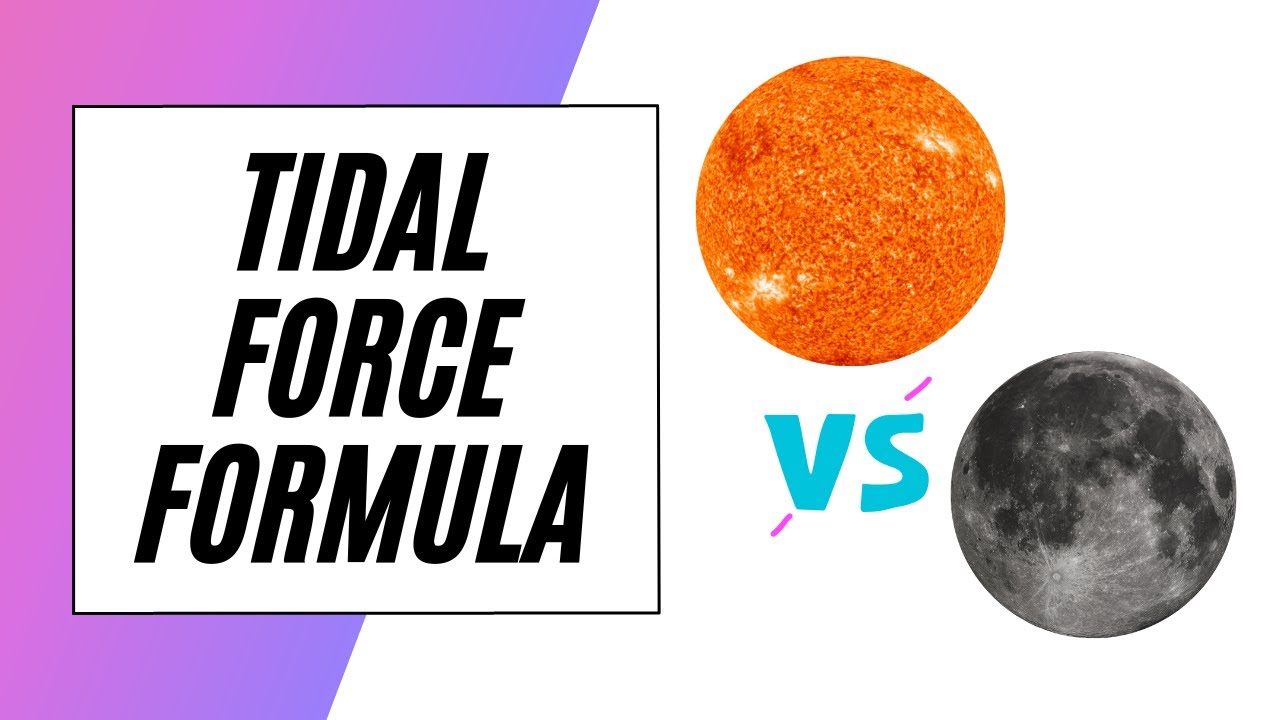 Tidal Force Proportionality and Derivation!