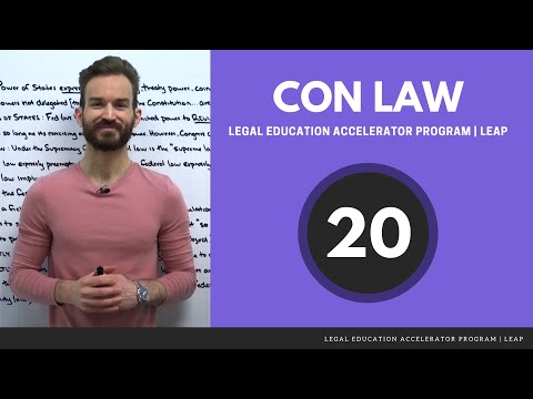 Constitutional Law: Equal Protection (Pt.1) — Analytical Framework