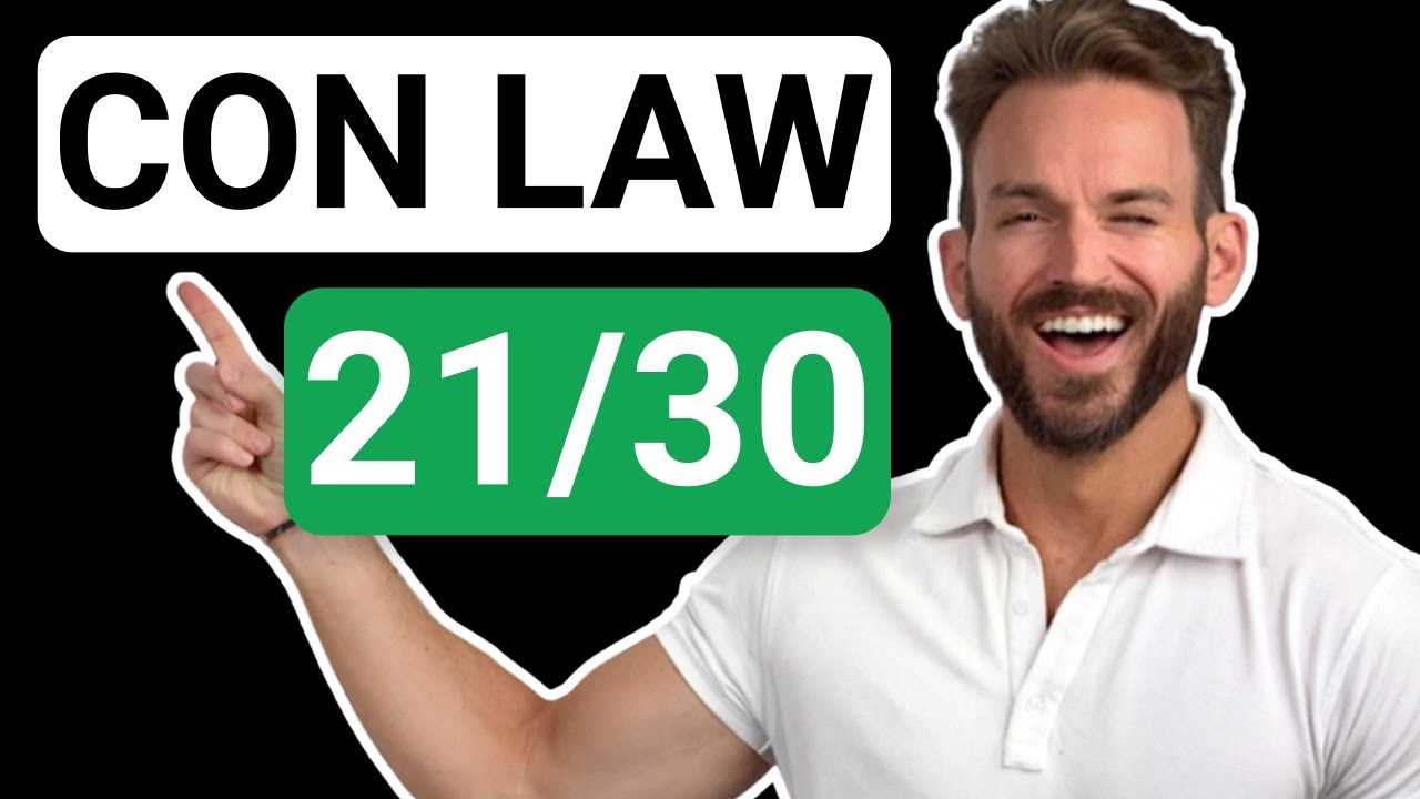 Constitutional Law: Equal Protection (Pt.1) — Analytical Framework