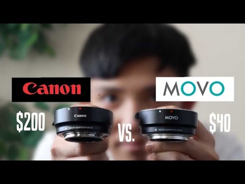 $200 vs $40 Lens Adapter | Canon vs MOVO EF-EOS M