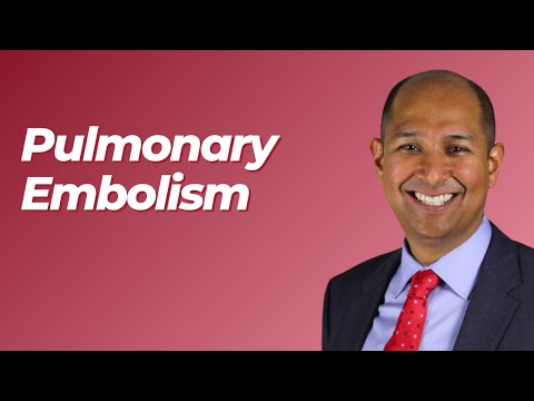 Pulmonary Medicine | Pulmonary Embolism | 2024-2025 Internal Medicine Video Board Review