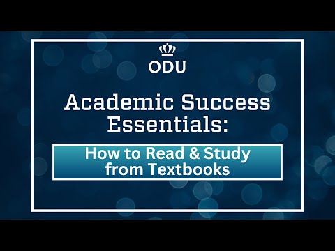 How to Read & Study from Textbooks