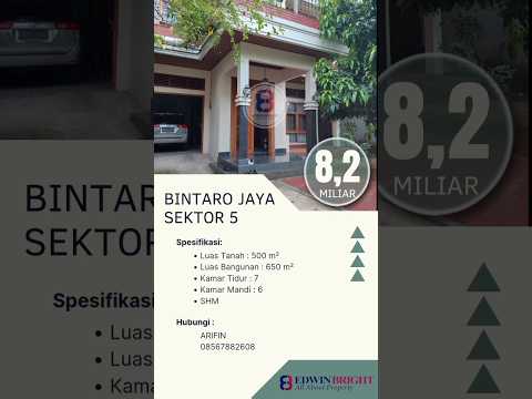 RUMAH LUX DIJUAL CEPAT BINTARO JAYA SEKTOR 5 #shorts #rumahdijualbintaro