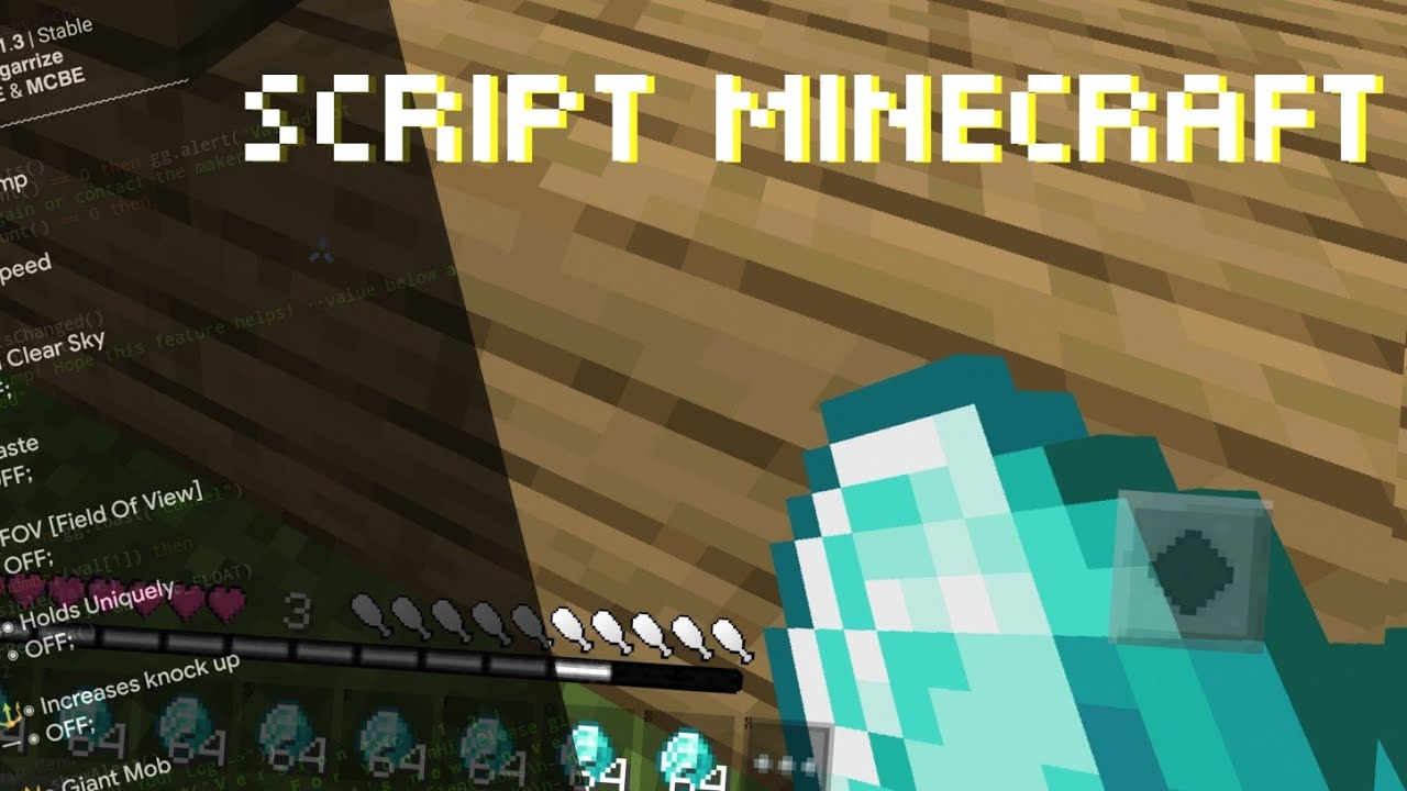 Script Minecraft PE / BE | GameGuardian