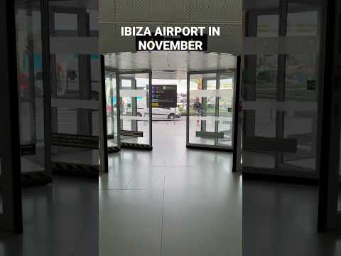 IBIZA AIRPORT IN NOVEMBER