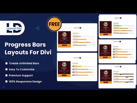 How To Use The Divi Progress Bars Layouts - Divi Layouts