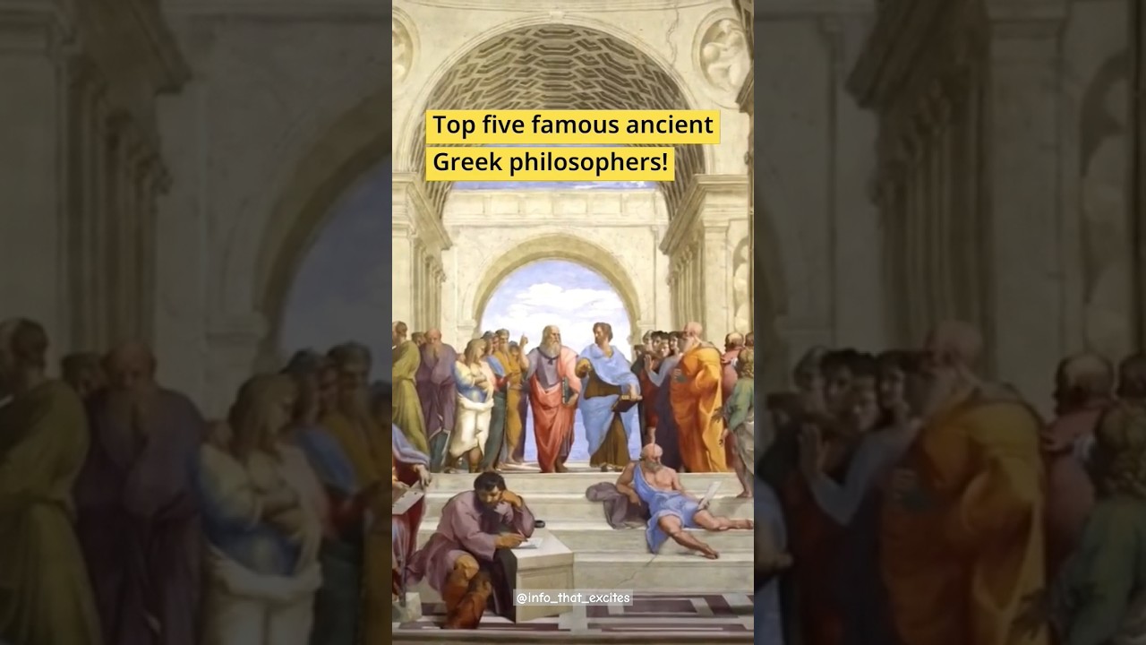 Top five famous ancient Greek philosophers! #philosopher #philosophy #philosophers #greekphilosophy