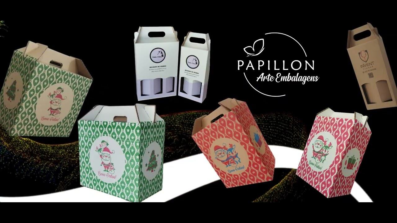 Caixas para Cesta de Natal | PAPILLON EMBALAGENS