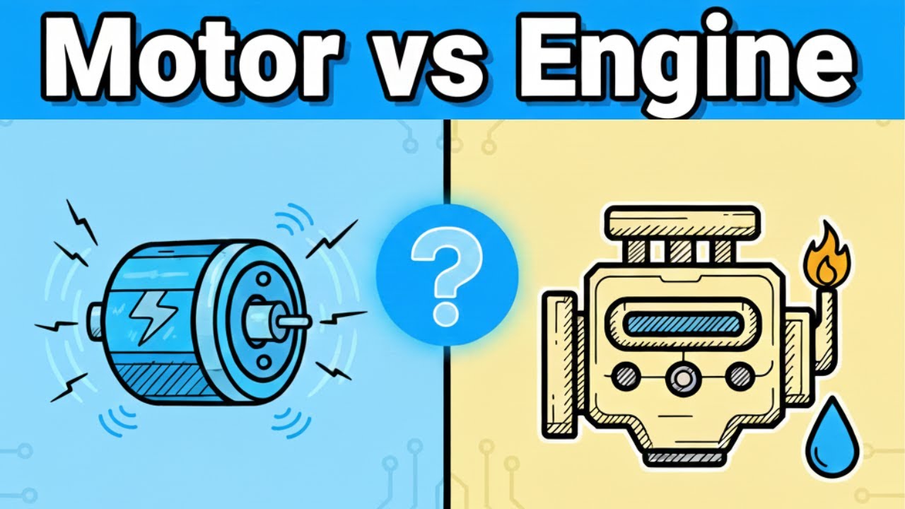 Motor vs Engine | Difference Between Motor & Engine