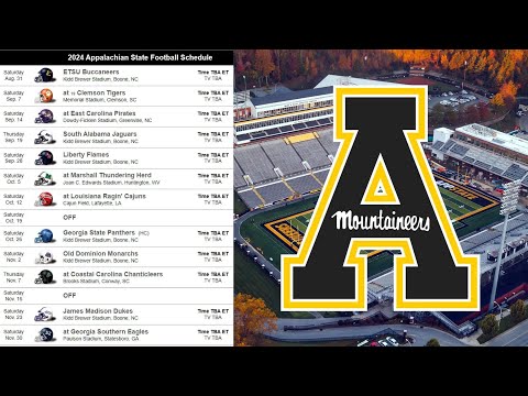 Appalachian St Football 2024 Schedule Preview & Prediction