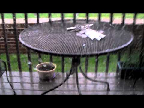 Storms and Hail in Bristol Tennessee on May 26, 2011