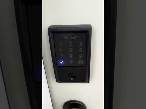 Opening Schlage Encode Door Lock