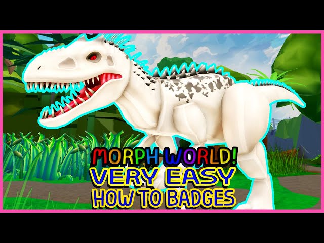 Roblox - Update - How to get DNA And Indominus Lv 1 - 3 Badges in Morph ...