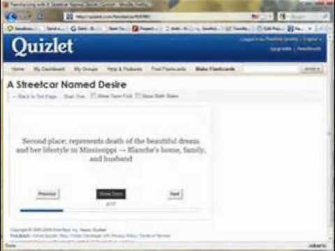 quizlet flash card maker